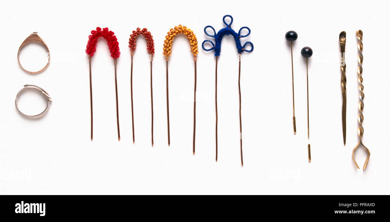 Hair pins Cut Out Stock Images & Pictures - Alamy