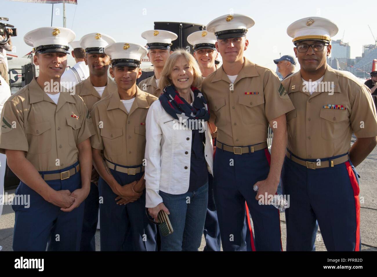 Intrepid museum president susan marenoff zausner hi-res stock ...