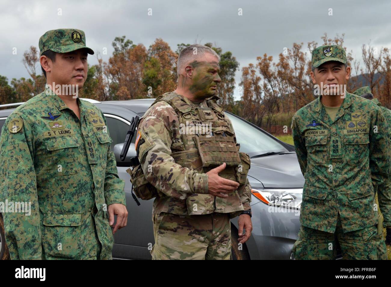 Col. Robert Ryan (center), commander, 3rd Brigade Combat Team, 25th ...