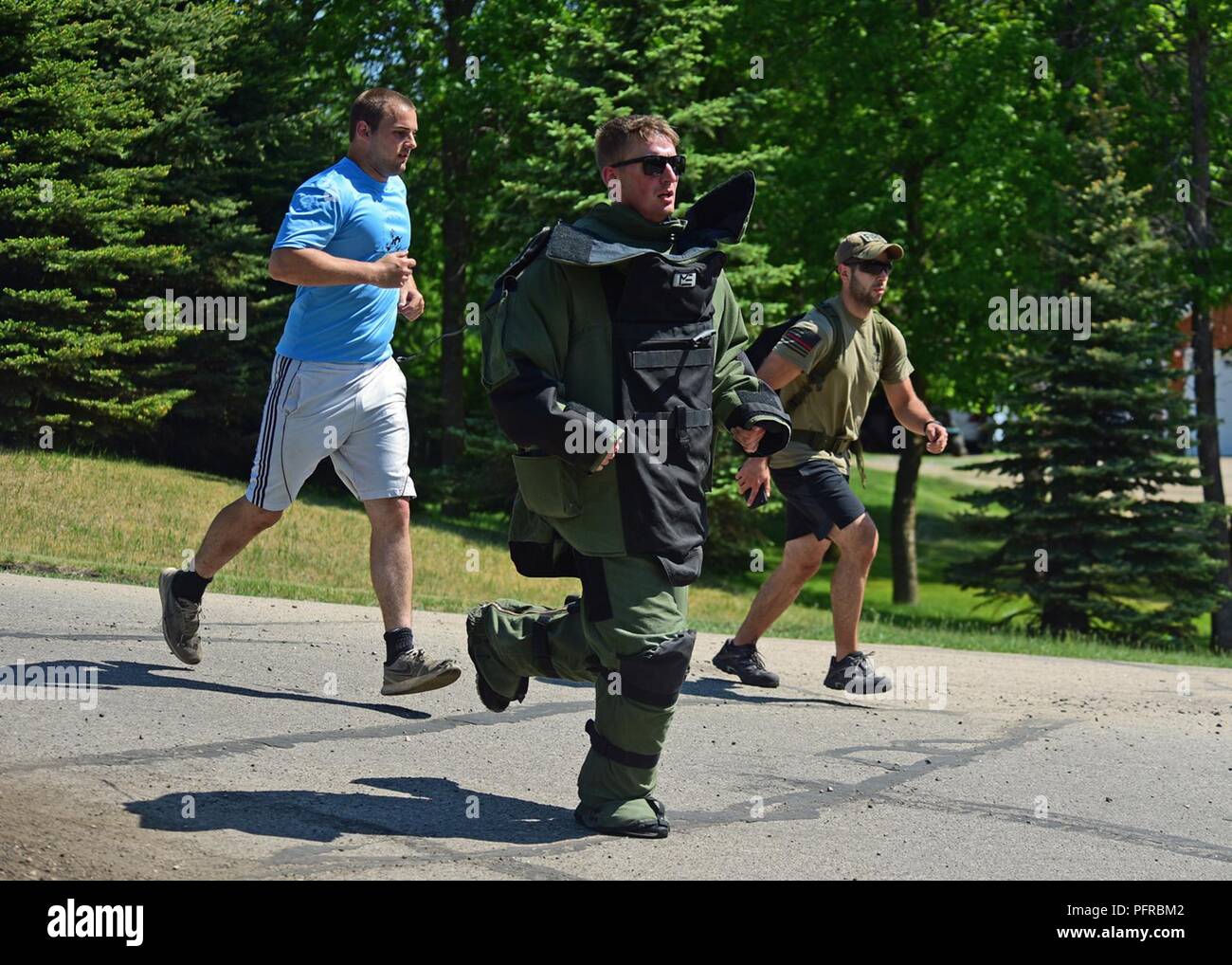 U.S. Air Force Senior Airman Ethan Johnson, a 119th Wing Explosive ...