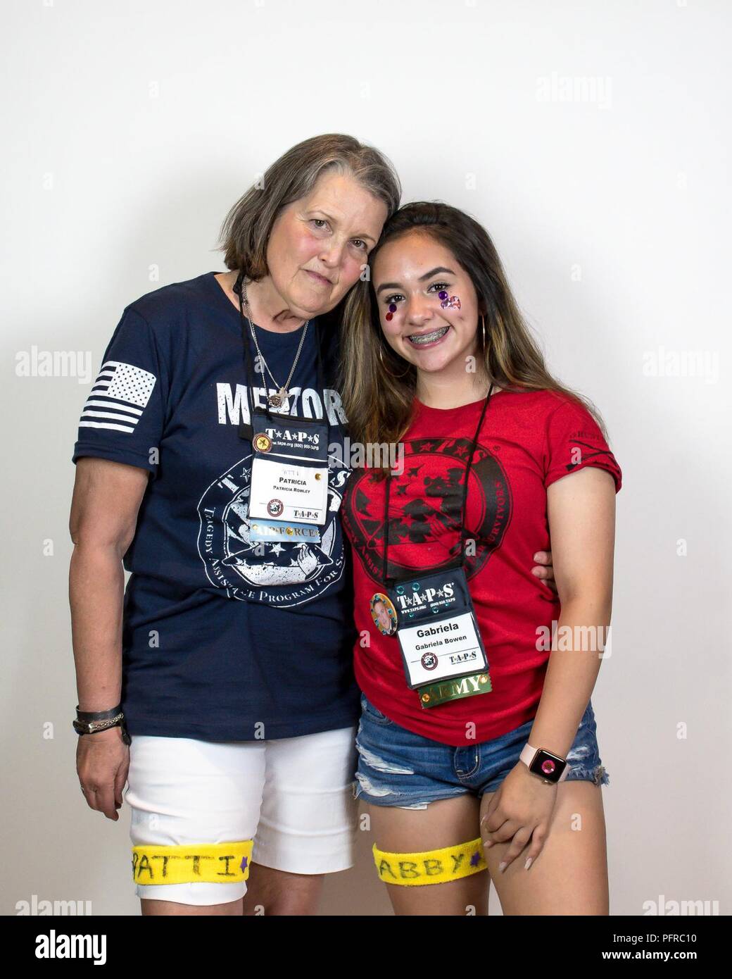 Patti Rowley, mentor, poses with her mentee, Gabriela "Gabby" Bowen ...