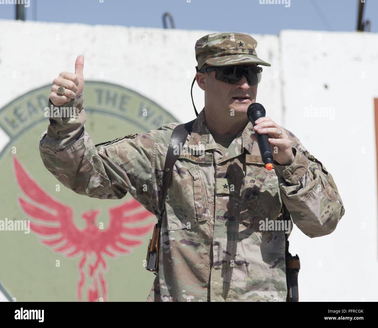 Brig. Gen. Phillip Stewart, commander of the 438th Air Expeditionary ...