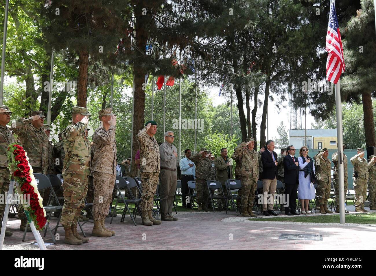 KABUL, Afghanistan (May 28, 2018) -- Gen. John Nicholson, Resolute ...