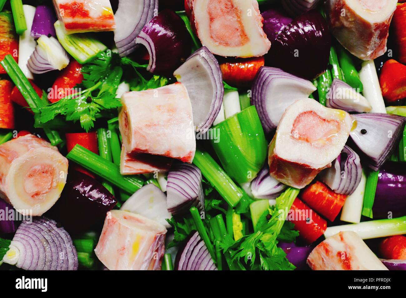 Beef Bone Stock Stock Photo - Alamy