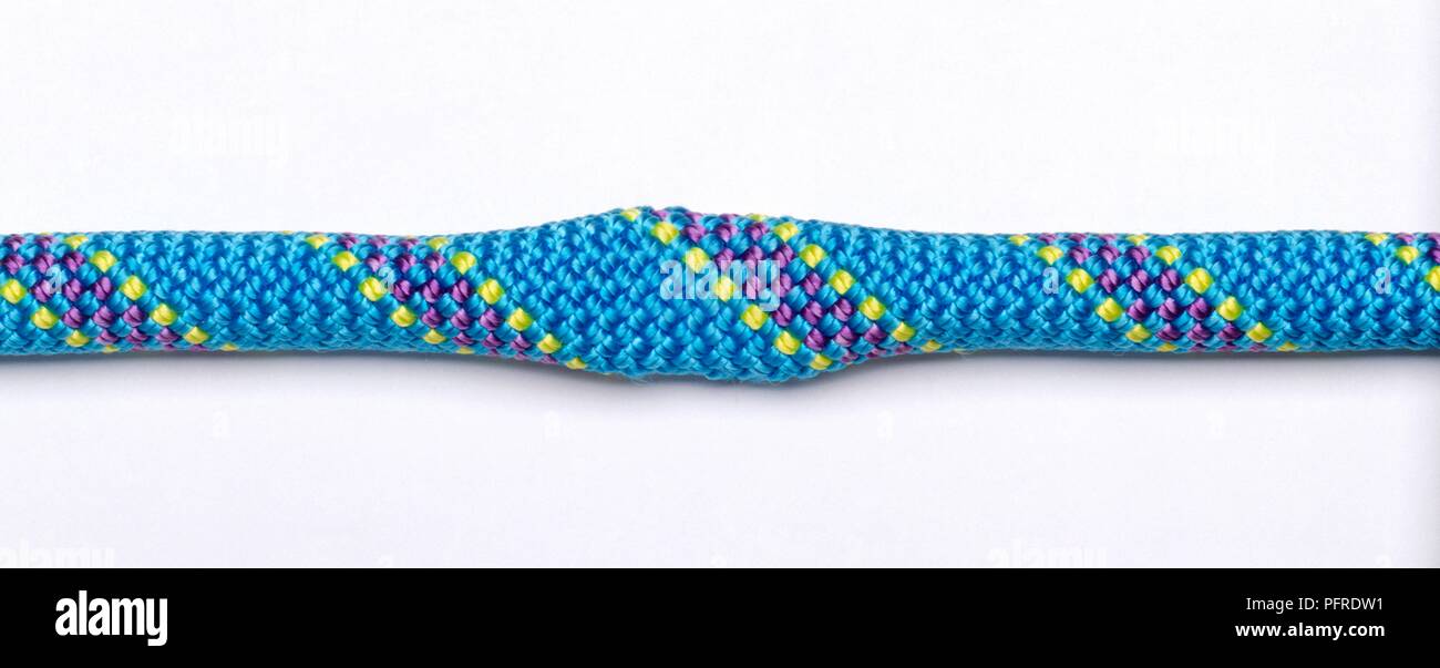 Rock climbing rope Stock Photo - Alamy