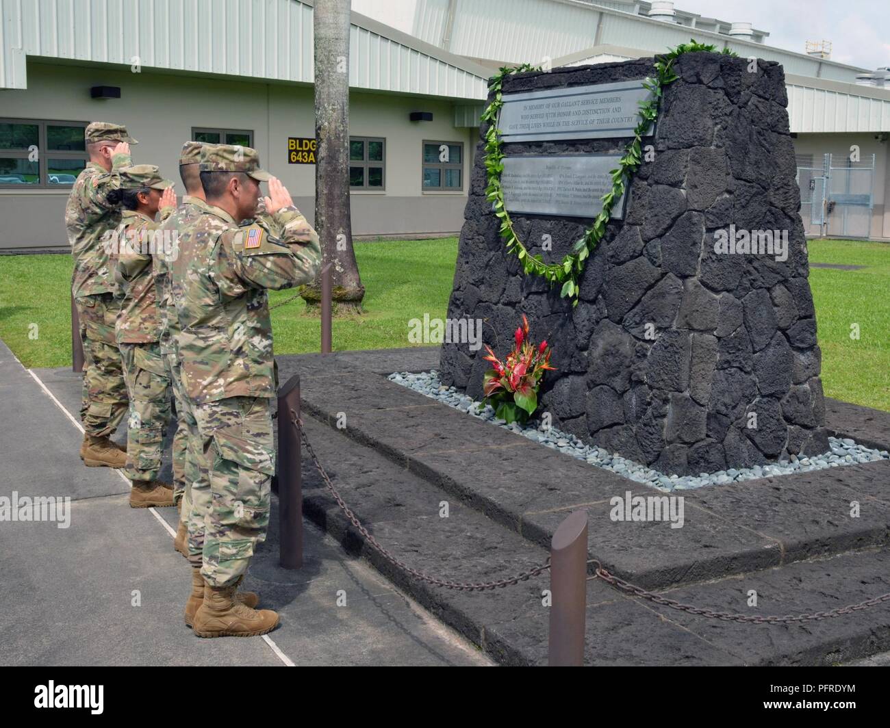 Hilo, Hawaii—Joint Task Force 5-0 briefly paused to honor the fallen at ...