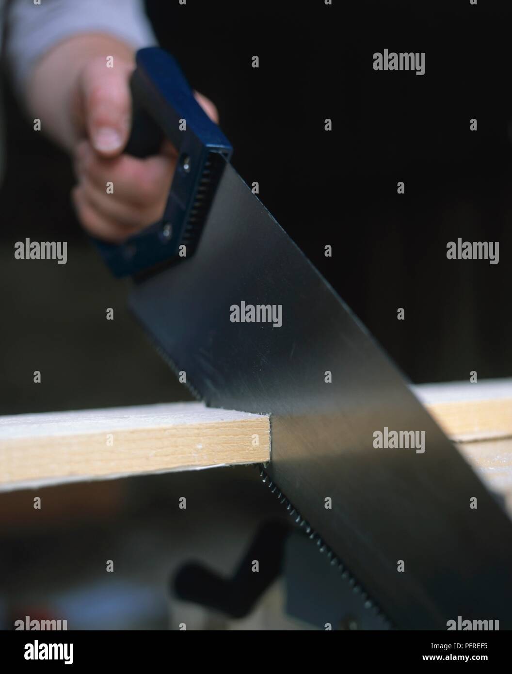 Sawing through wood hi-res stock photography and images - Alamy