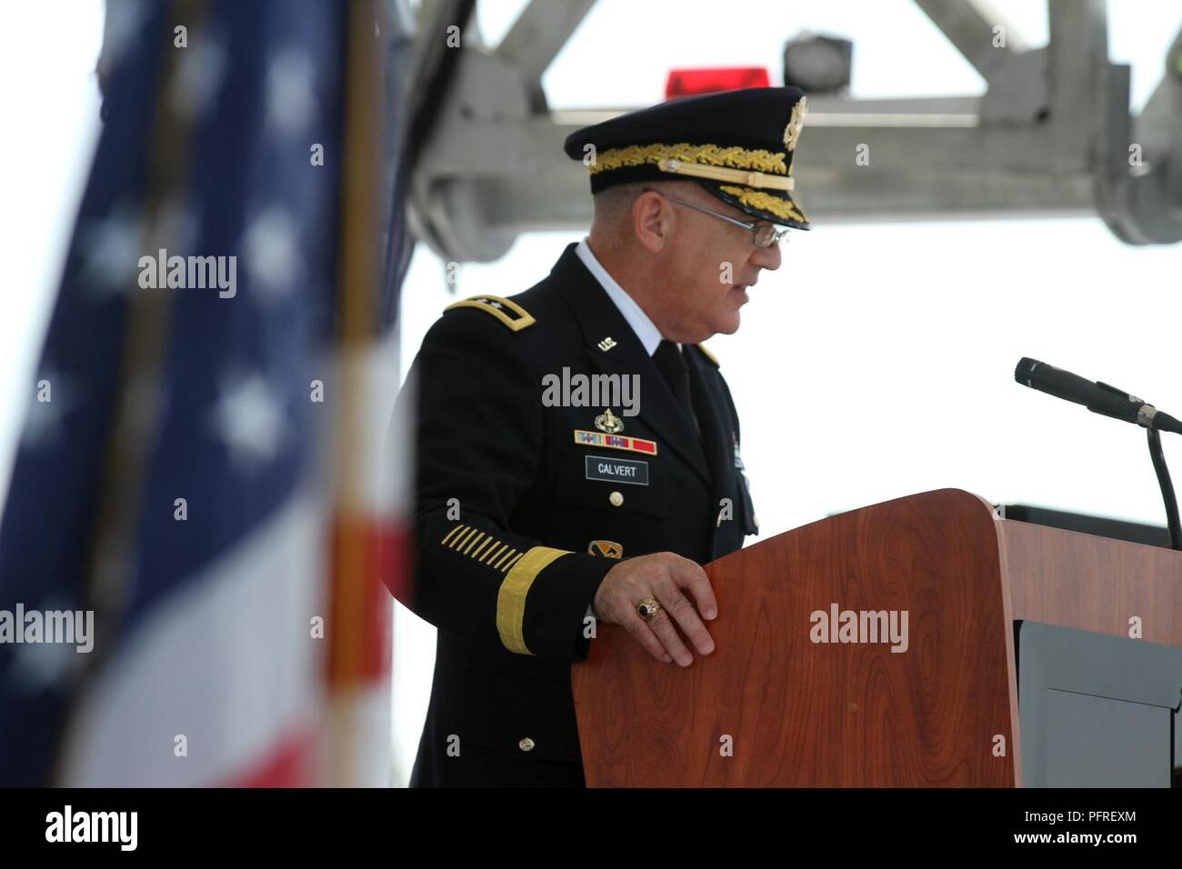 COLLEGE STATION, Texas—Maj. Gen. Paul Calvert, 1st Cavalry Division ...