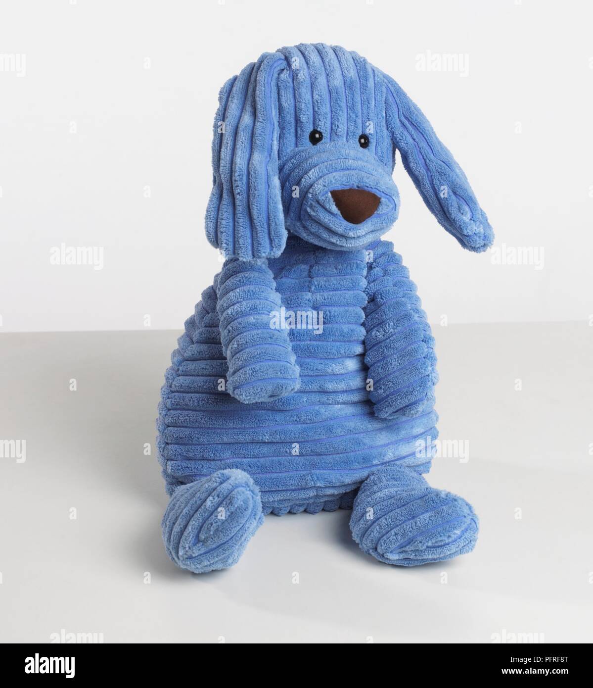 Soft blue fabric toy puppy with floppy ears Stock Photo - Alamy