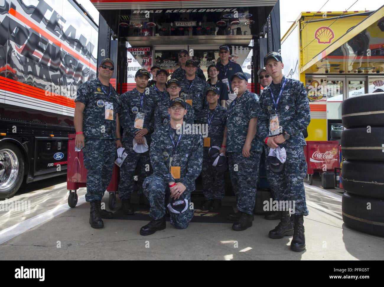 N.C. (May 27, 2018) -- USS Gerald R. Ford (CVN 78) and Commander, Naval ...