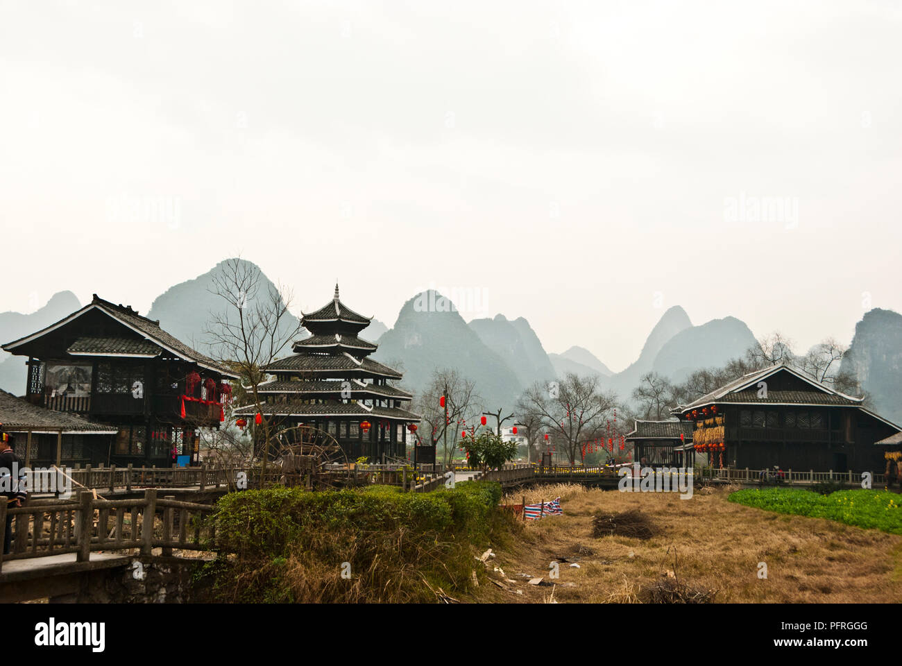 Miao style architecture hi-res stock photography and images - Alamy