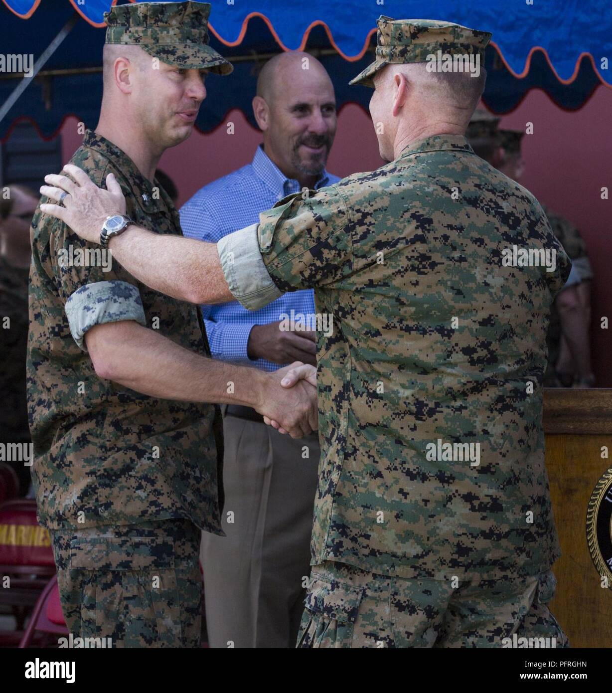 MARINE CORPS AIR STATION FUTENMA, OKINAWA, Japan – Col. James F. Harp ...