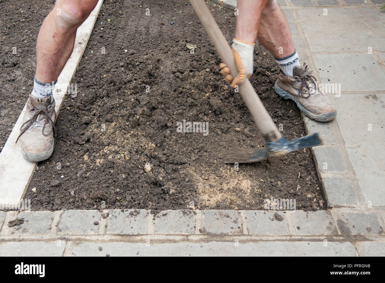 Pick axe soil hi-res stock photography and images - Alamy