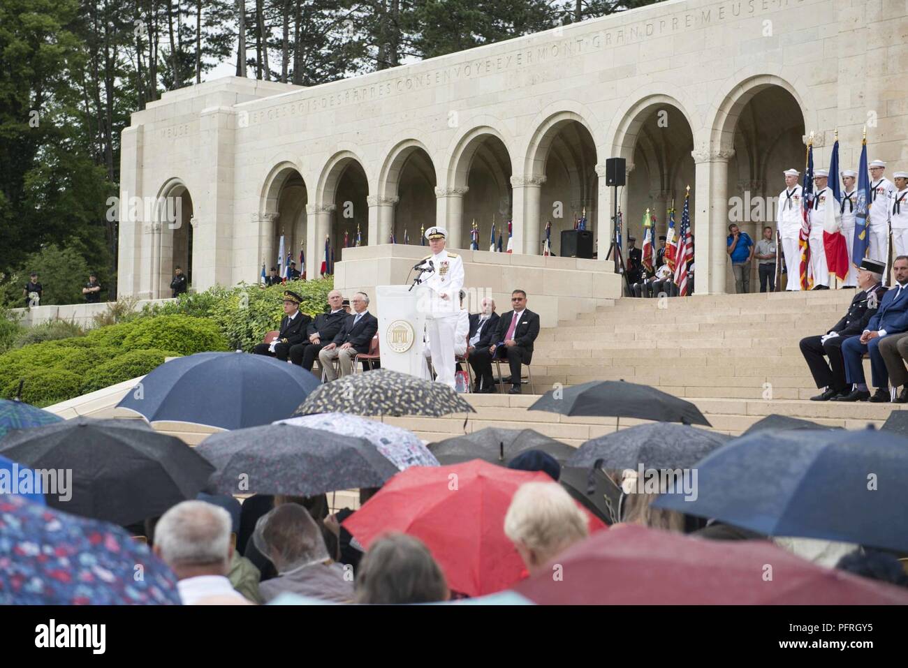 MEUSE-ARGONNE, France (May 27, 2018) Adm. James G. Foggo III, commander ...
