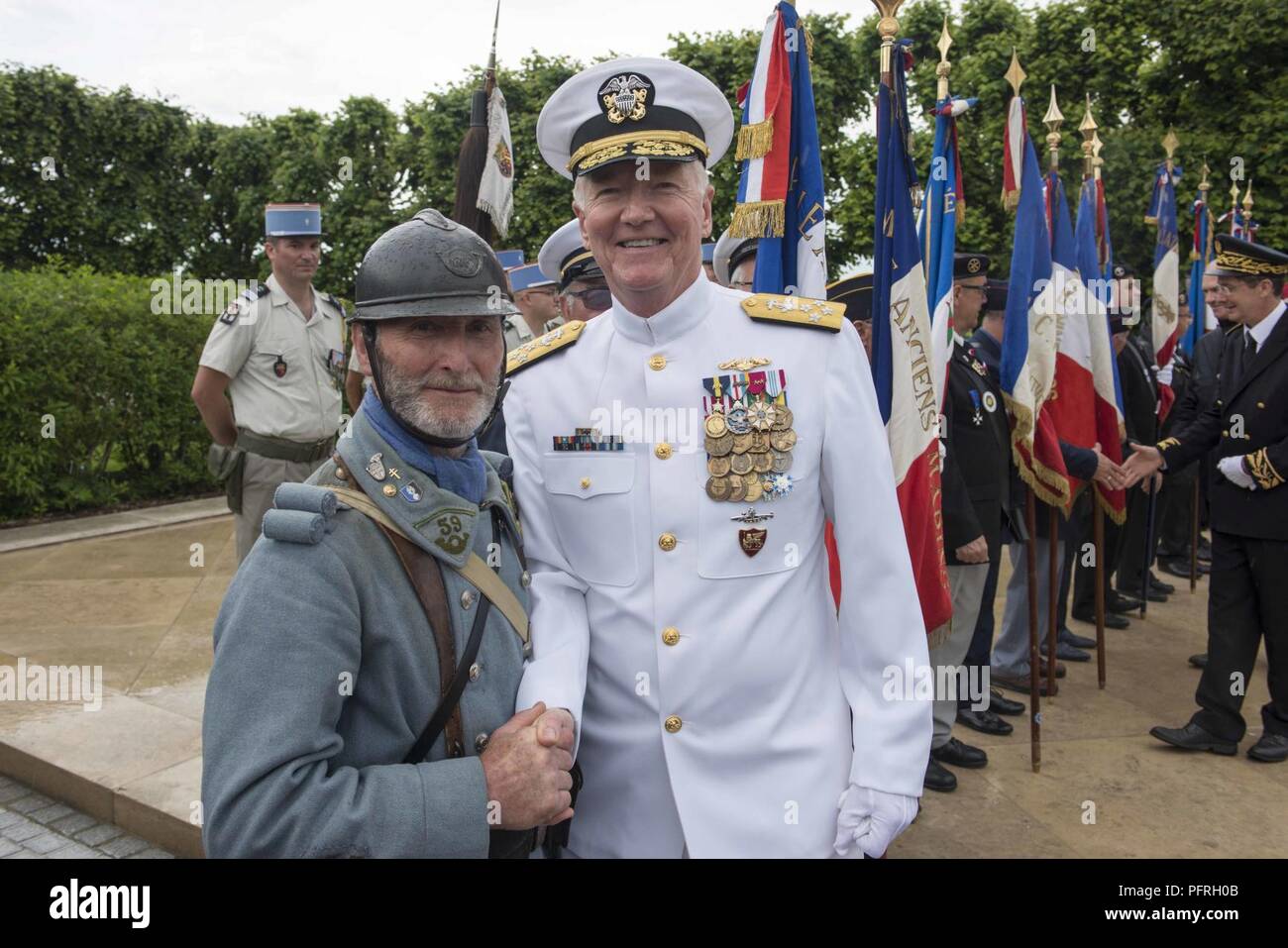 MEUSE-ARGONNE, France (May 27, 2018) Adm. James G. Foggo III, commander ...