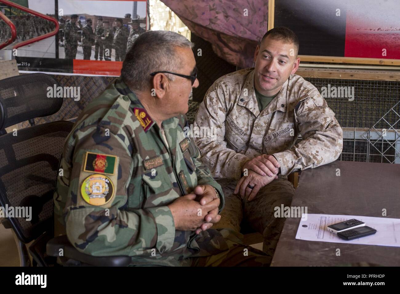 HELMAND PROVINCE, Afghanistan (May 23, 2018) – U.S. Marine Corps Lt ...