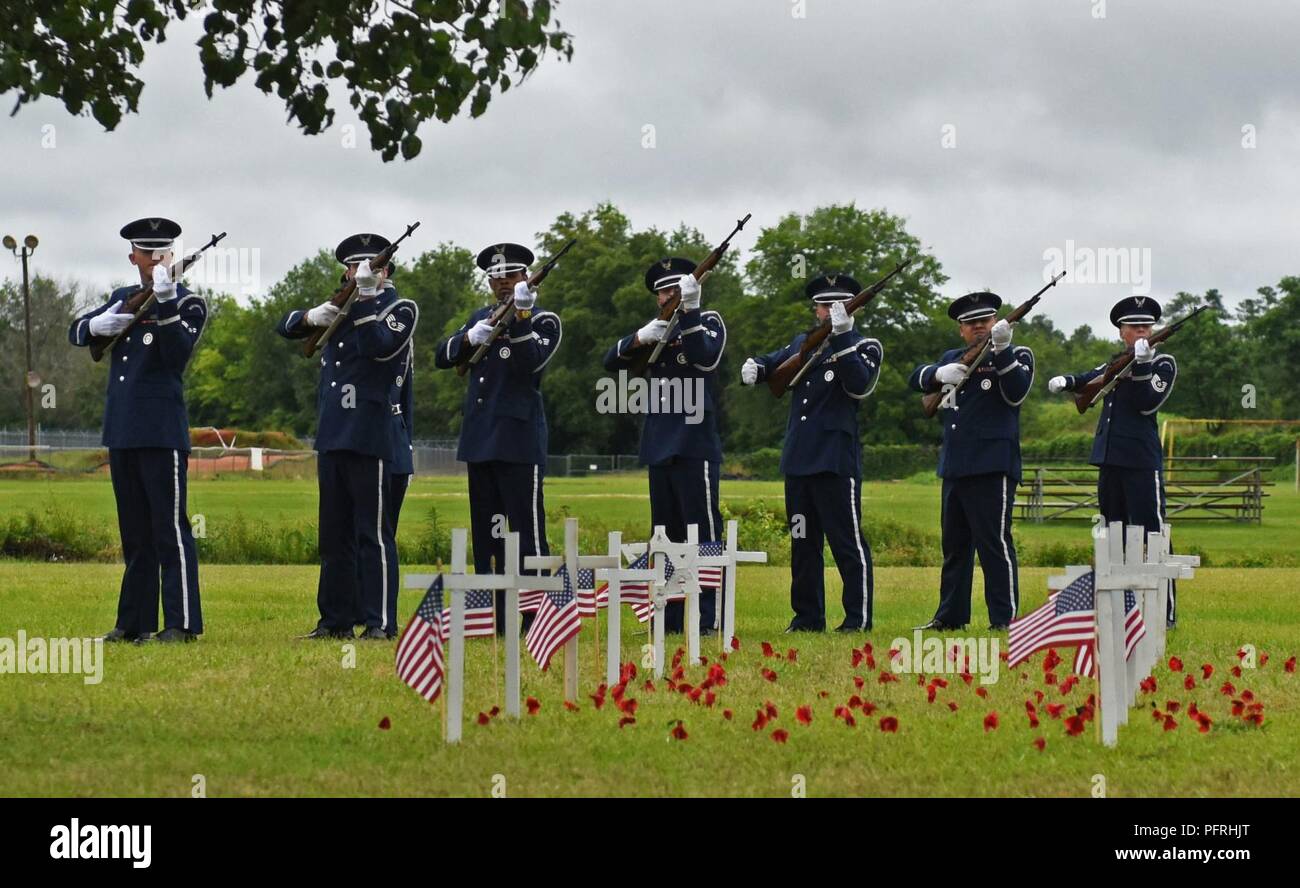 Air force honor guard 21 gun salute hi-res stock photography and images ...
