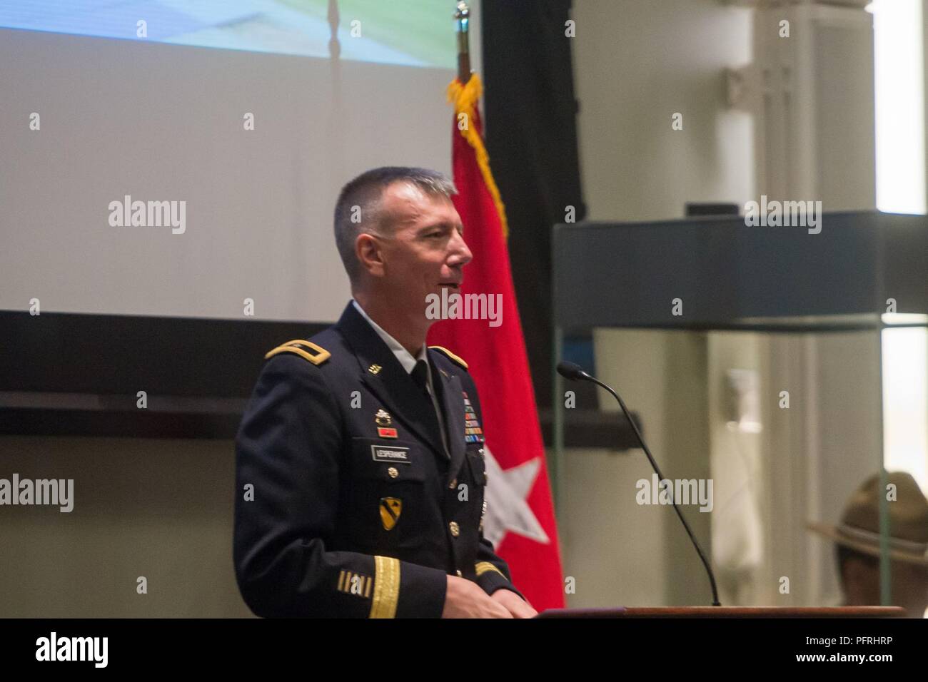COLUMBUS, Ga. (May 30, 2018) – Brig. Gen. David A. Lesperance, Armor ...