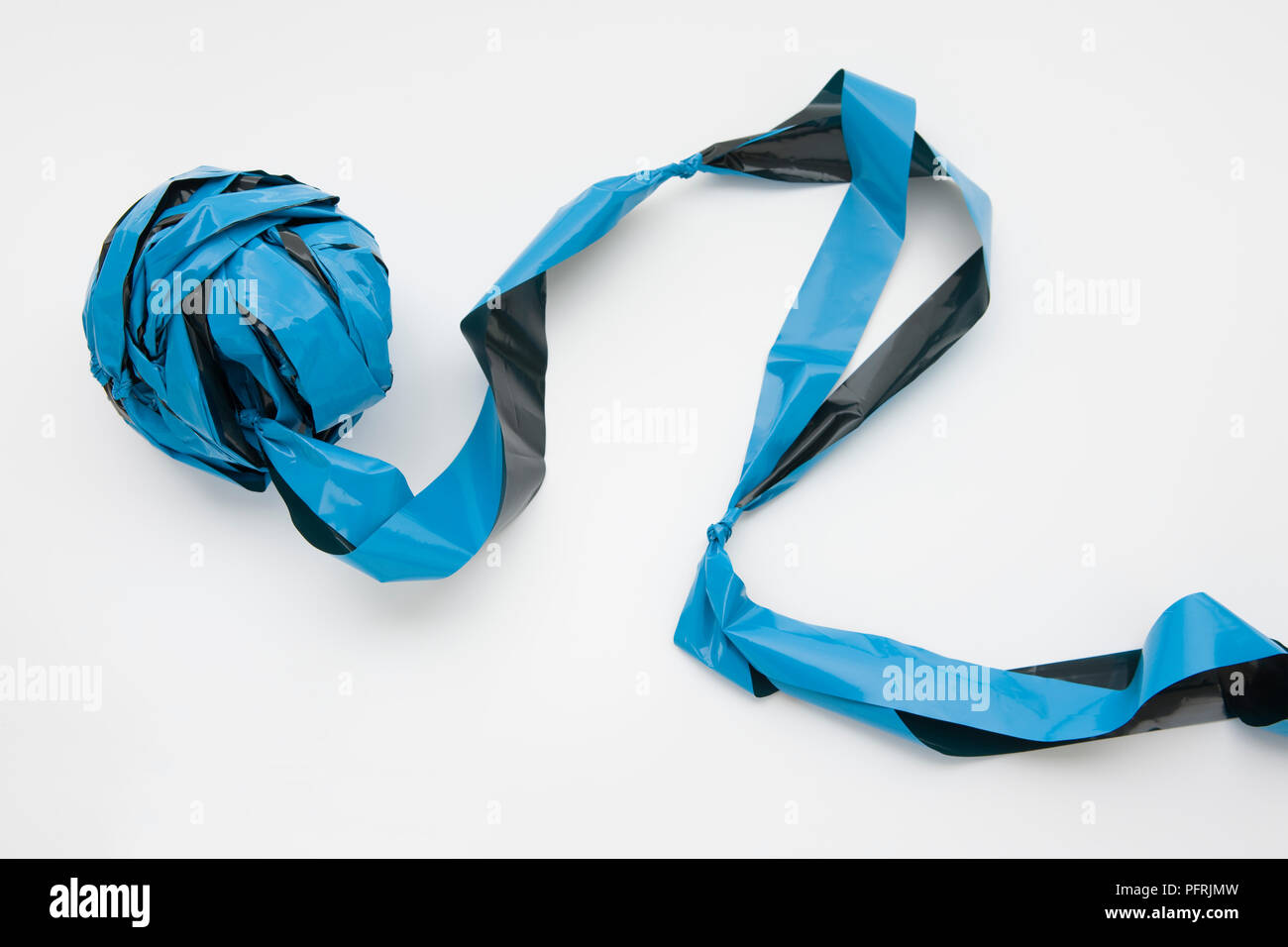 Ball of recycled plastic yarn Stock Photo - Alamy