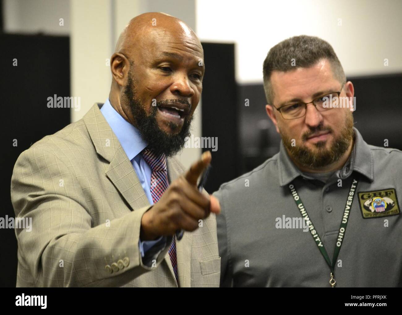 DLA Rapid Deployment Team Red Team deputy commander Archie Turner (left ...