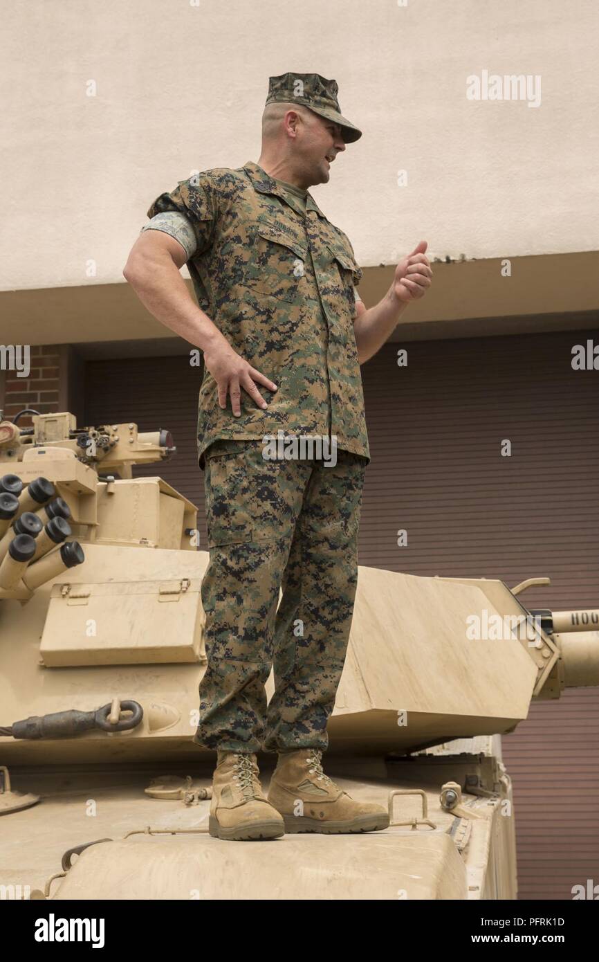 U.S. Marine Corps Sgt. Maj. Alex M. Dobson, sergeant major, 2nd Marine ...