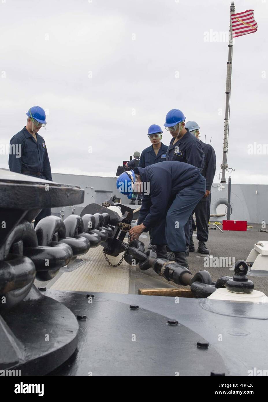 SAN DIEGO (May 30, 2018) Sailors aboard San Antonio-class amphibious ...