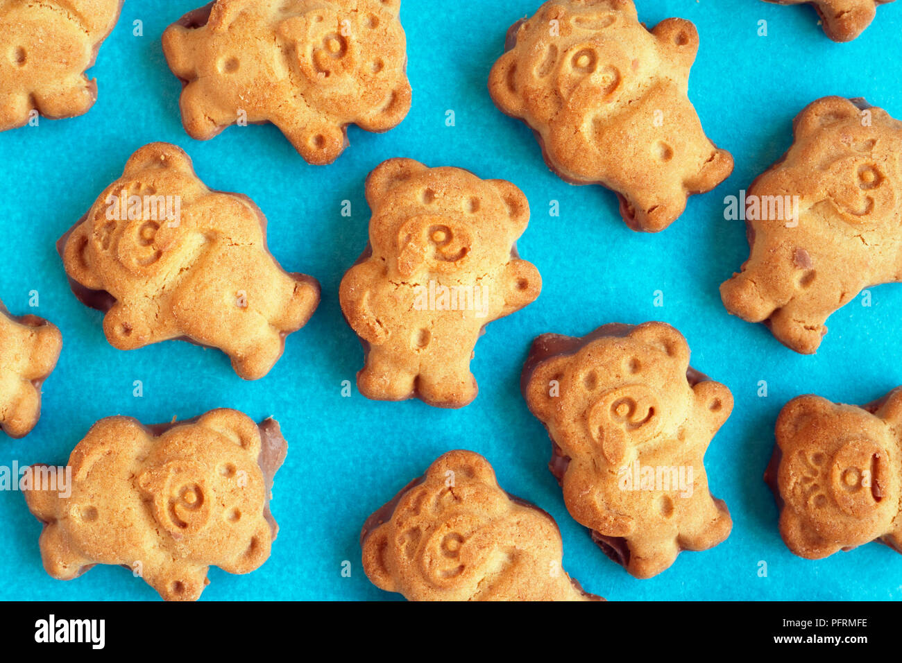 Teddy bear biscuits hi-res stock photography and images - Alamy