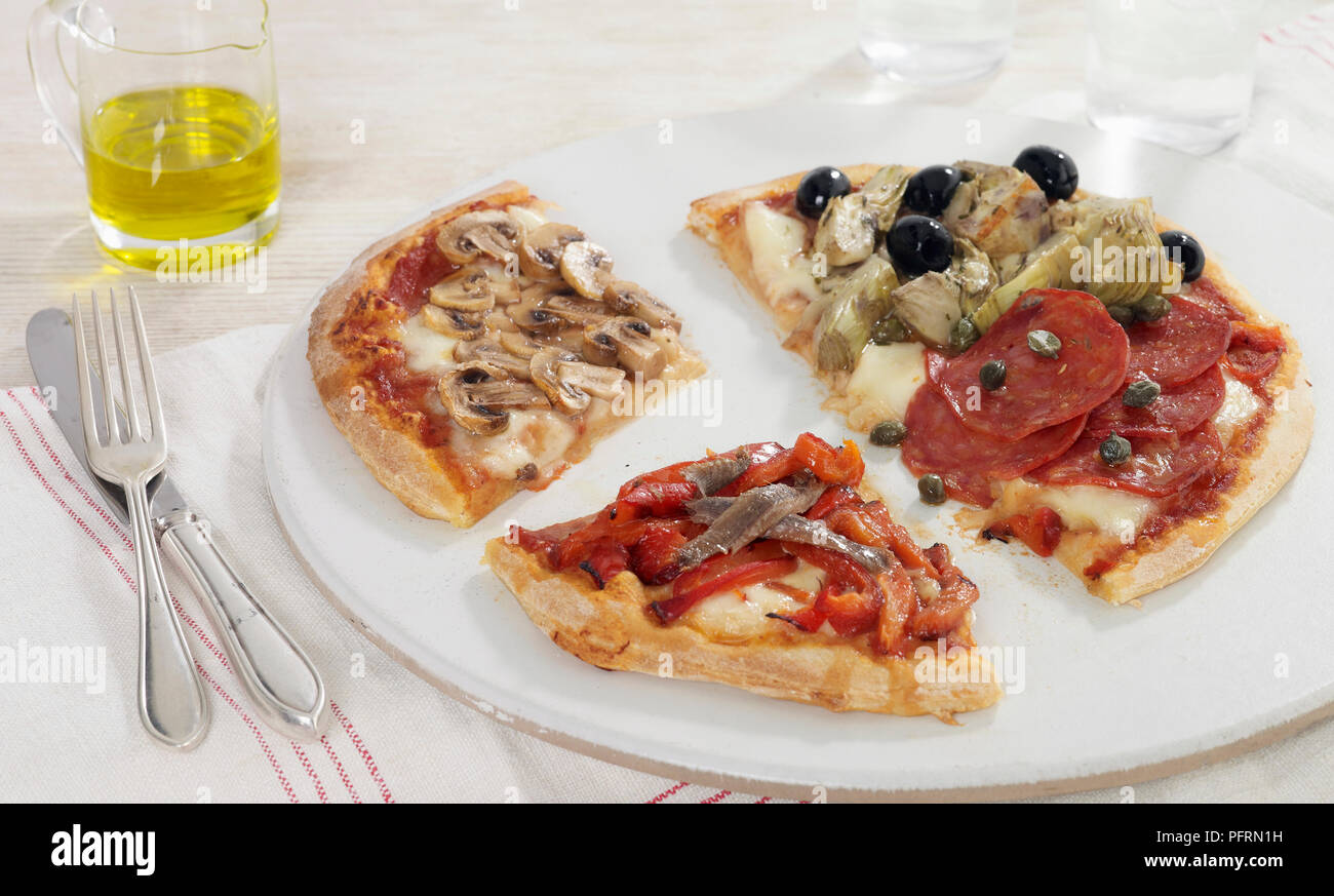 Four seasons pizza hi-res stock photography and images - Alamy