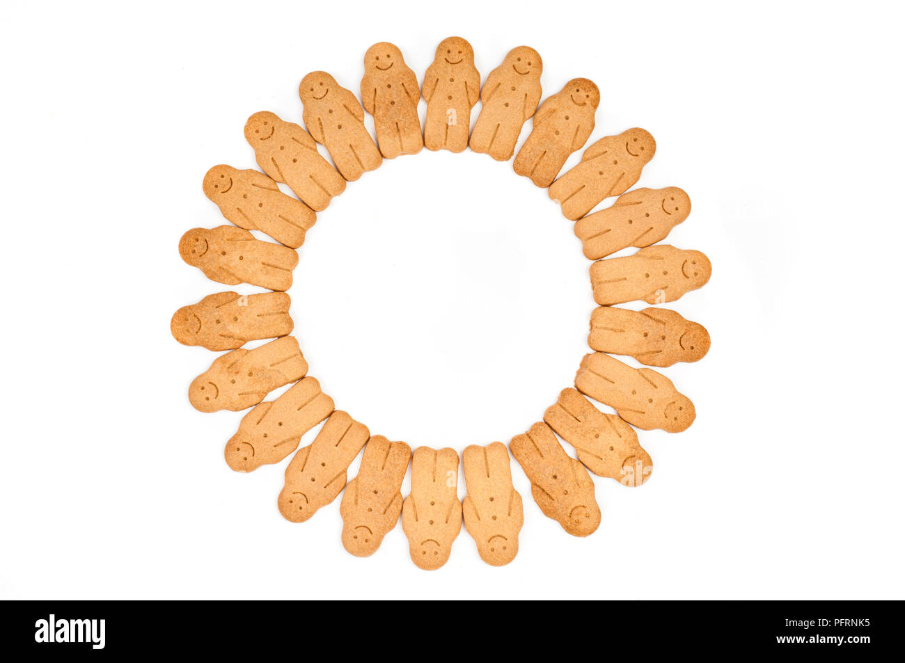 Gingerbread circle Cut Out Stock Images & Pictures - Alamy