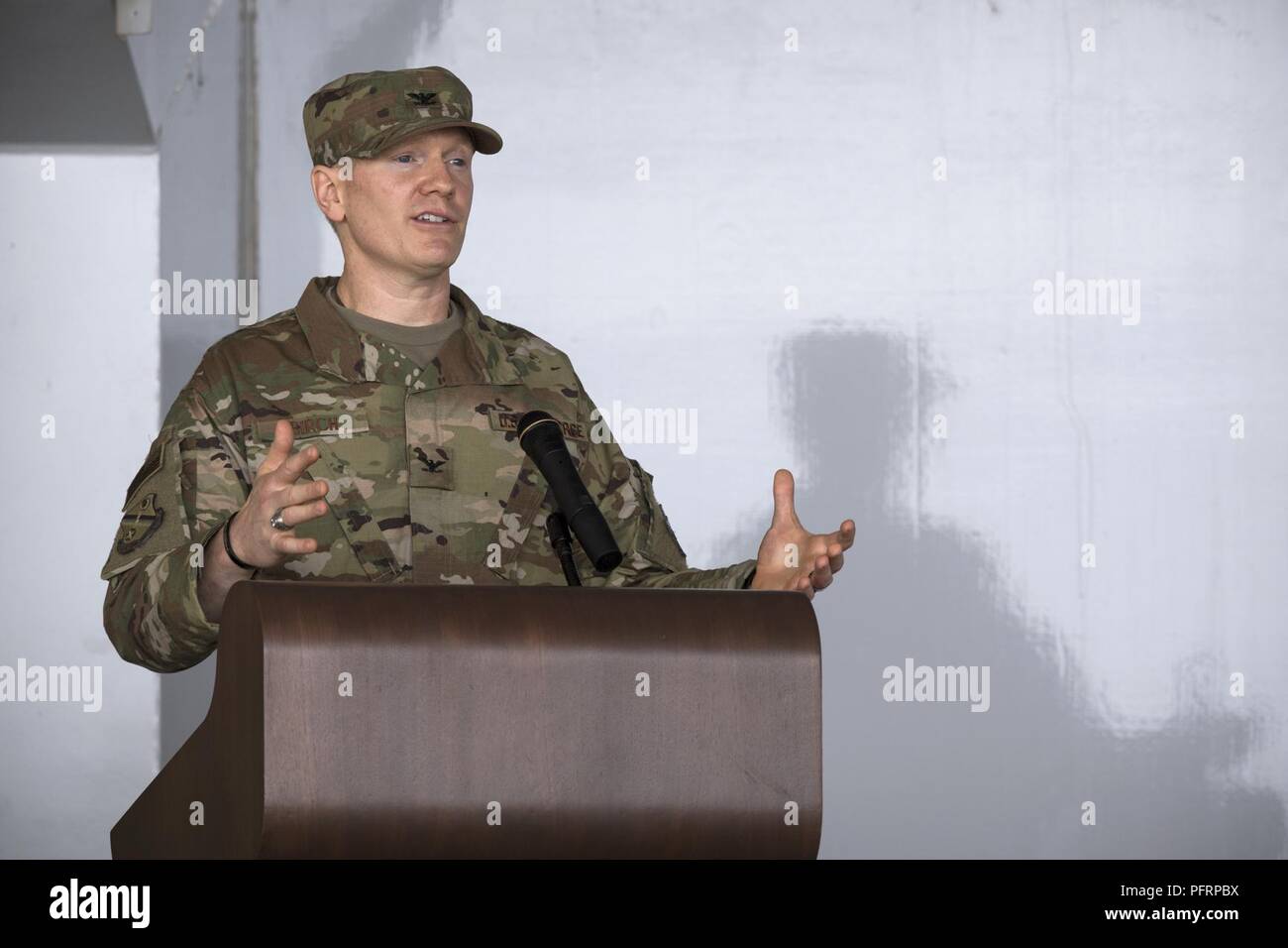 Col. Paul Birch, incoming 93d Air Ground Operations Wing commander ...