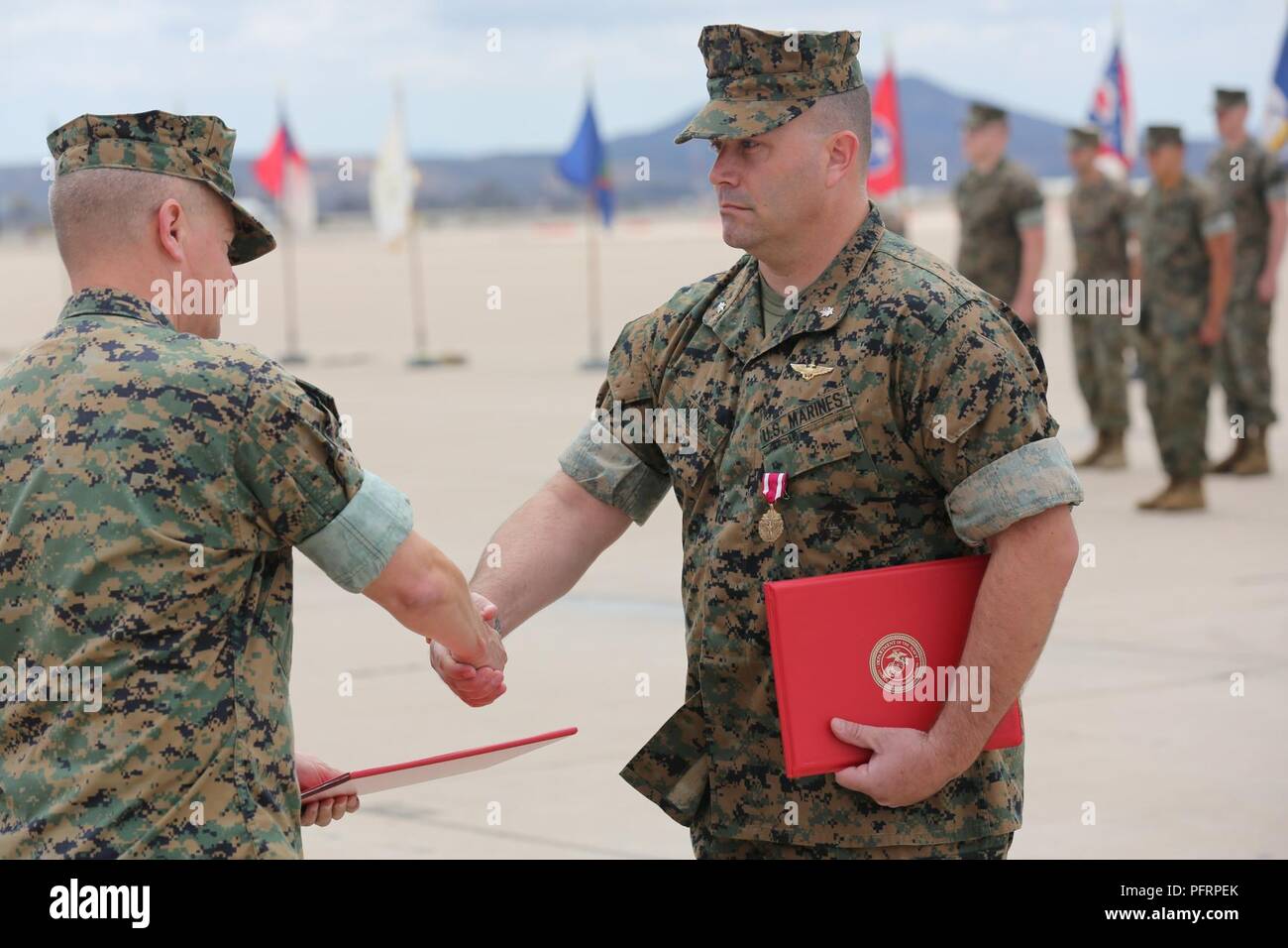 Col. Christopher D. Patton, commanding officer for Marine Aircraft ...