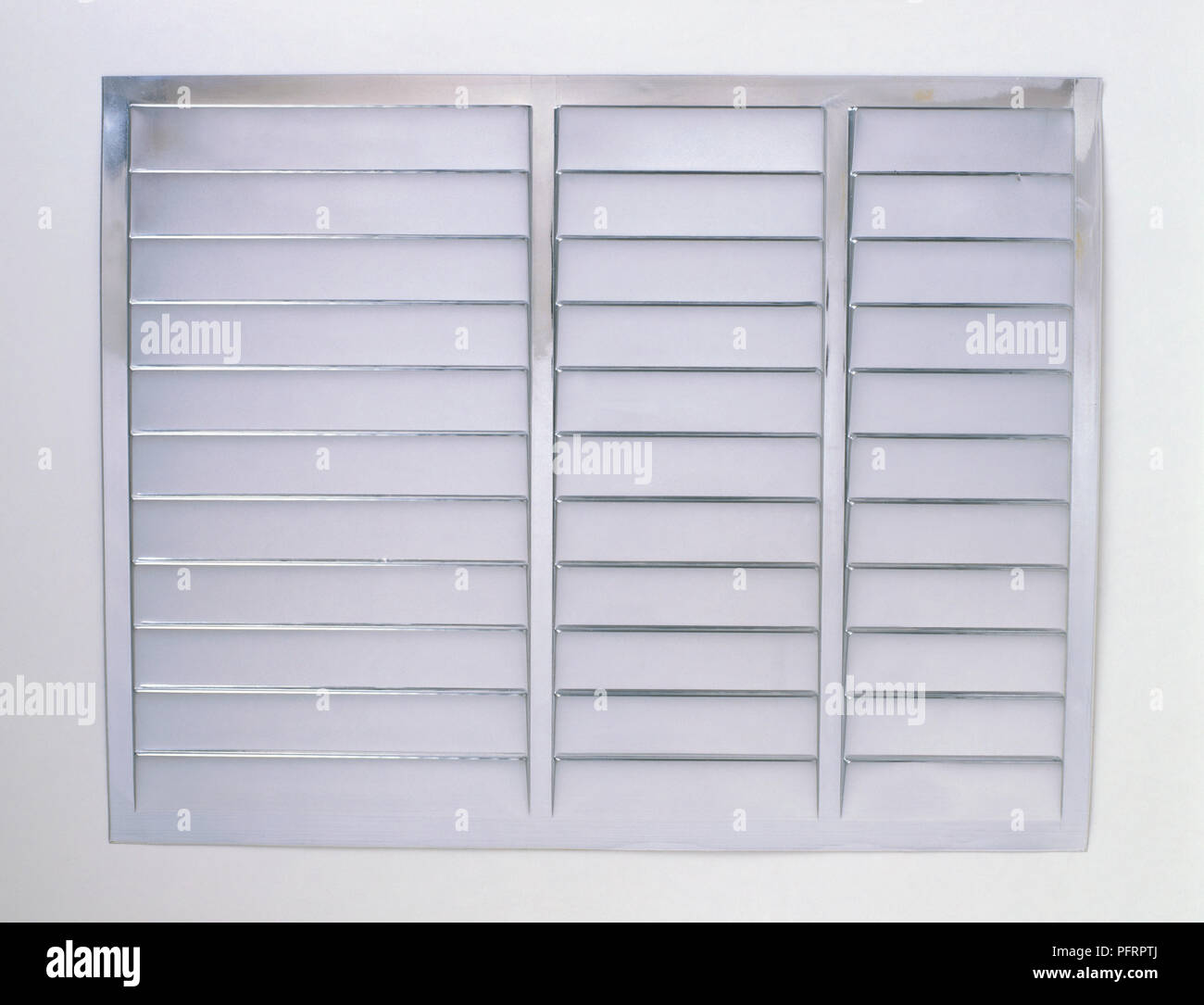 Modern stainless steel air duct, closed Stock Photo - Alamy