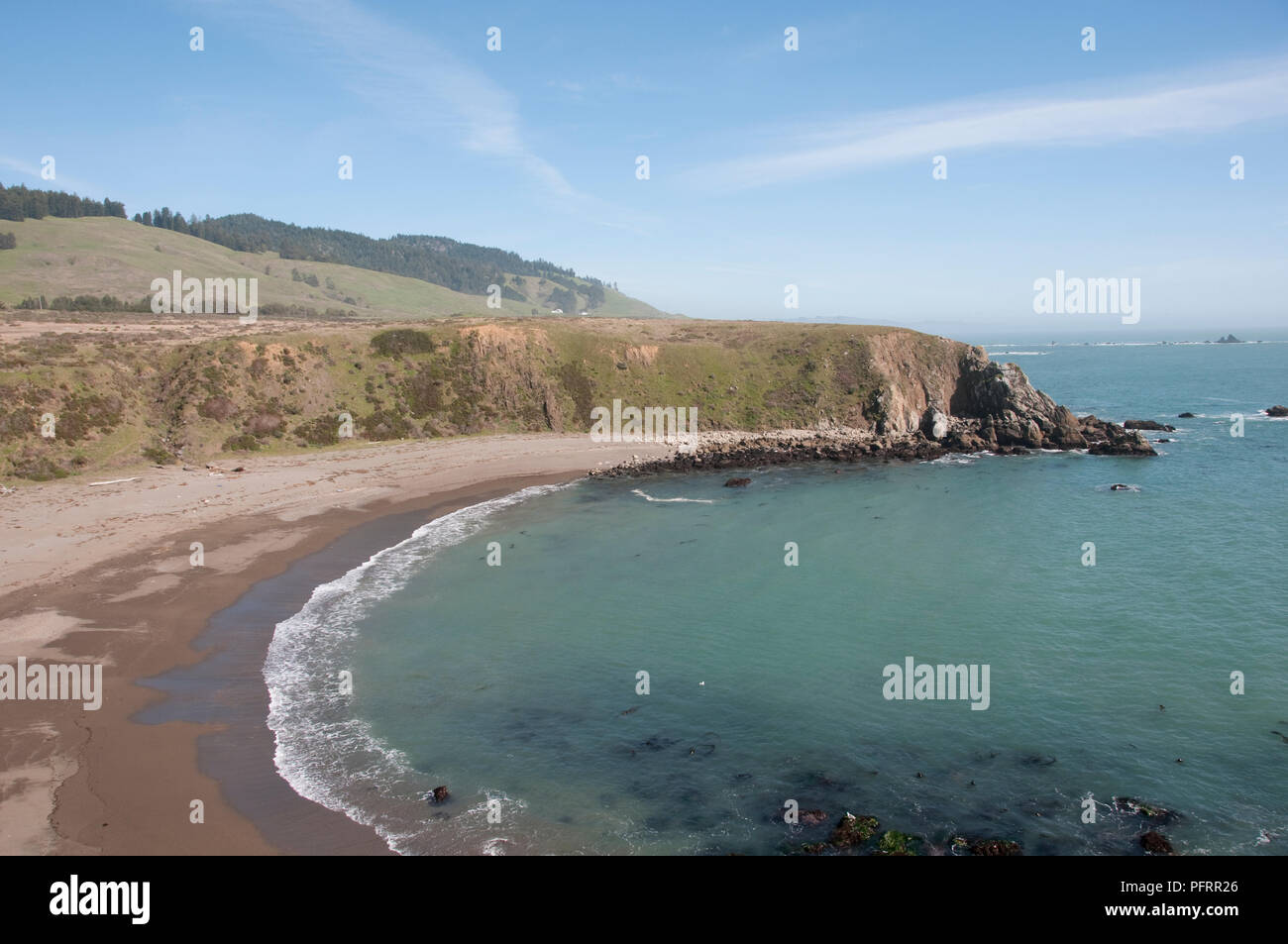 USA, California, Fort Ross, cove and beach on coastline Stock Photo - Alamy