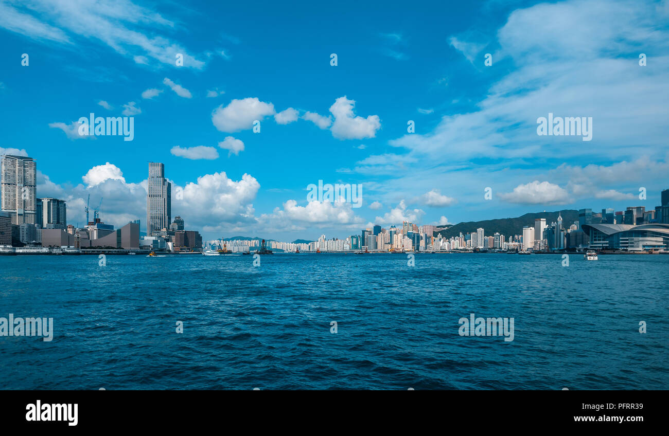 Hong Kong Victoria Harbor view Stock Photo - Alamy