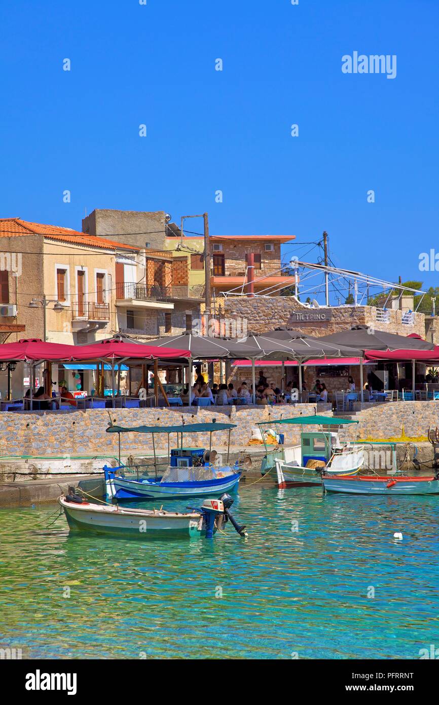Gerolimenas, Mani Peninsula, The Peloponnese, Greece, Southern Europe ...