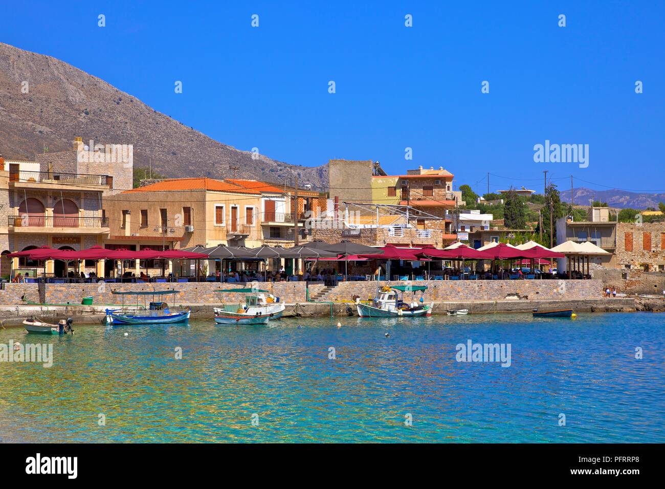 Gerolimenas, Mani Peninsula, The Peloponnese, Greece, Southern Europe ...