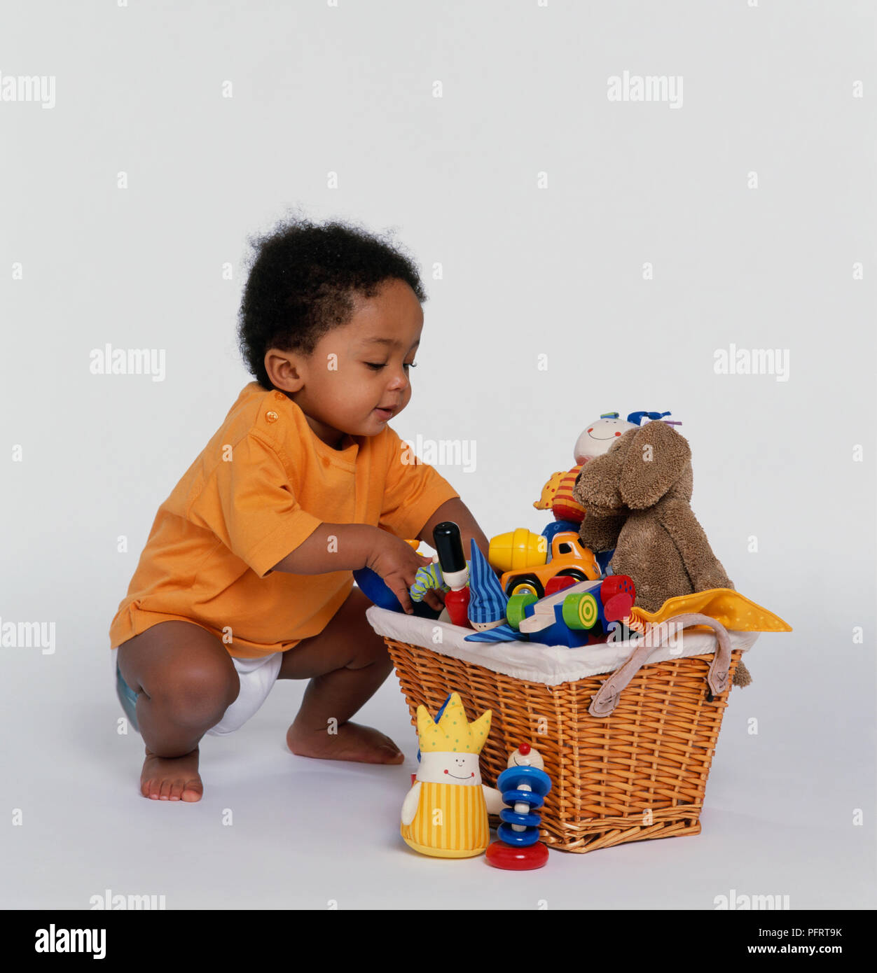 Black in basket hi-res stock photography and images - Alamy