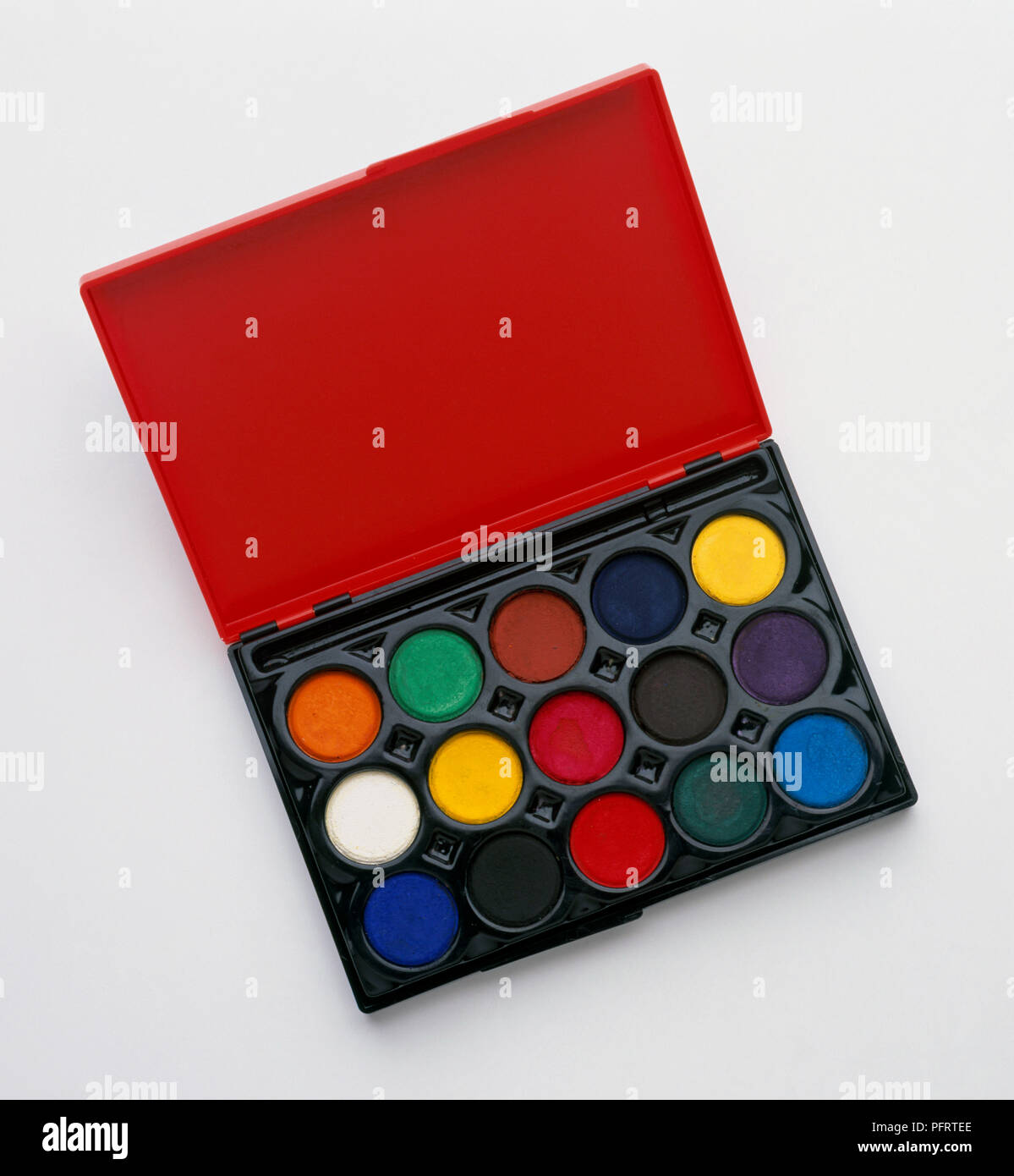 Watercolour paint box Stock Photo - Alamy
