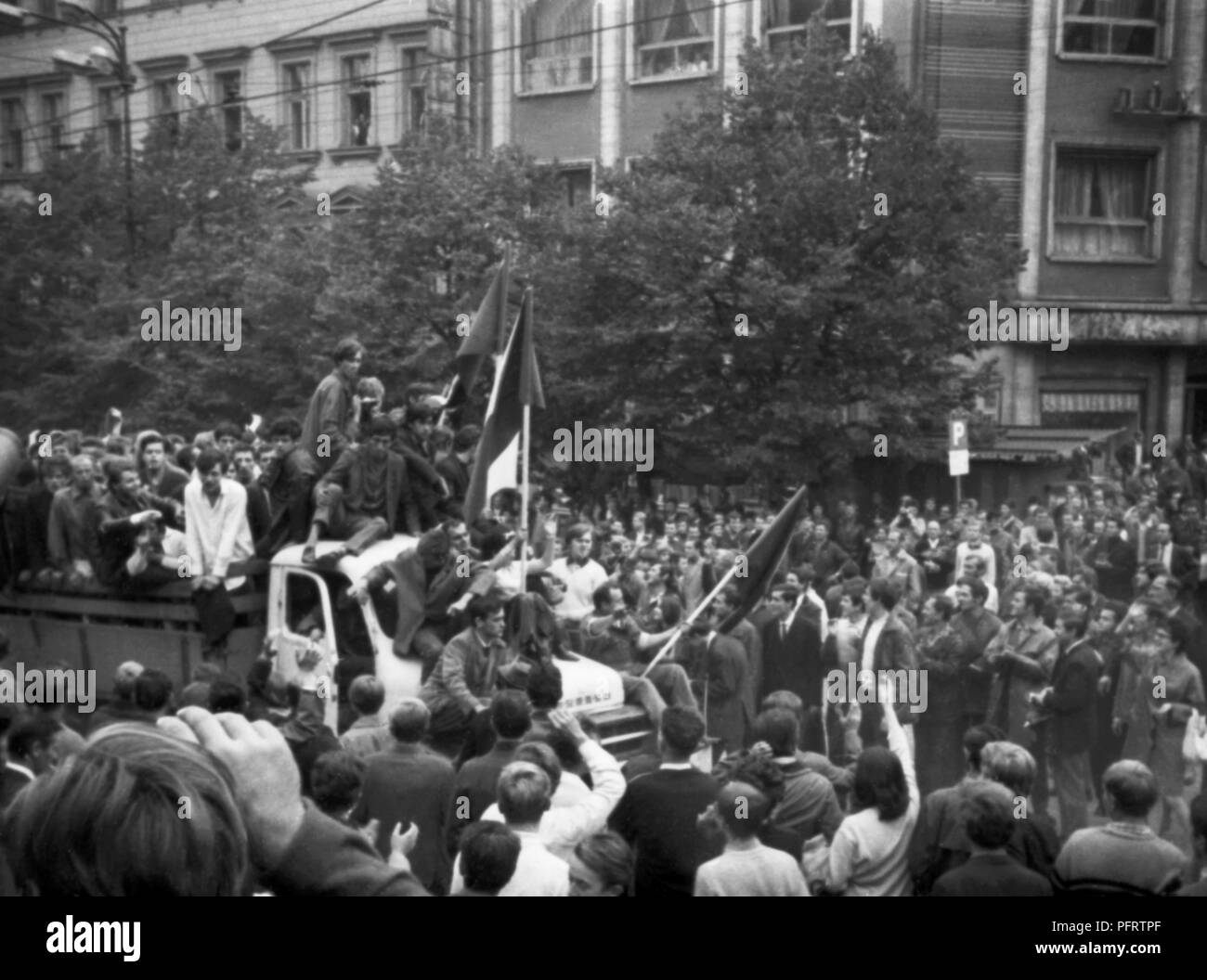 Soviet occupation 1968 Black and White Stock Photos & Images - Alamy