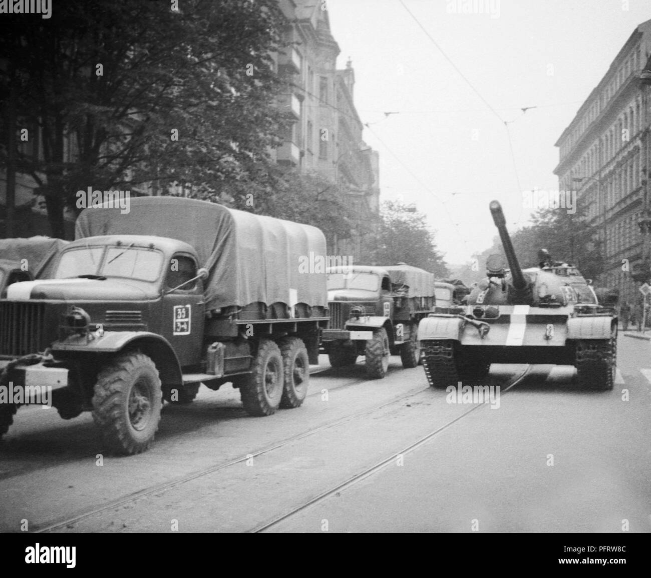 Warsaw pact troops Black and White Stock Photos & Images - Alamy
