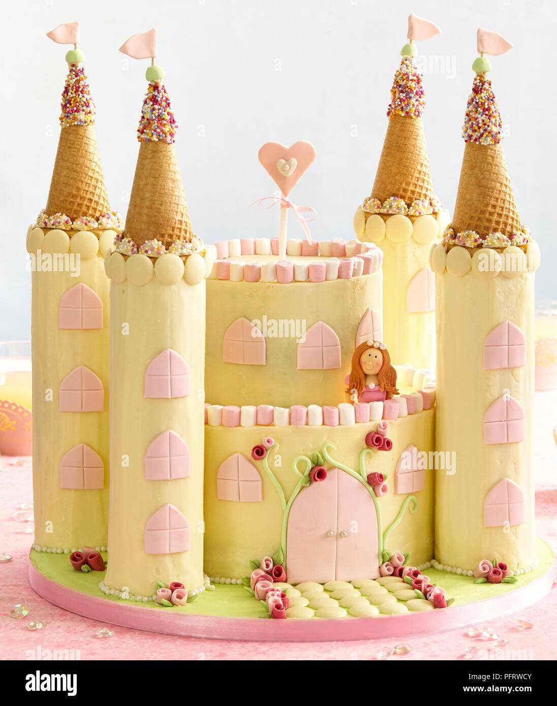 Princess Castle Birthday Cake