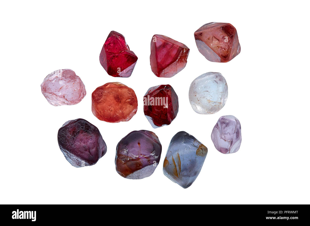 Spinel gemstone raw Cut Out Stock Images & Pictures - Alamy