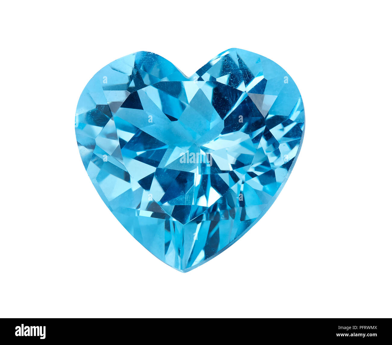 Gem Topaz Blue Cut Heart Shape 12.77 Carats, 15X15mm Stock Photo - Alamy