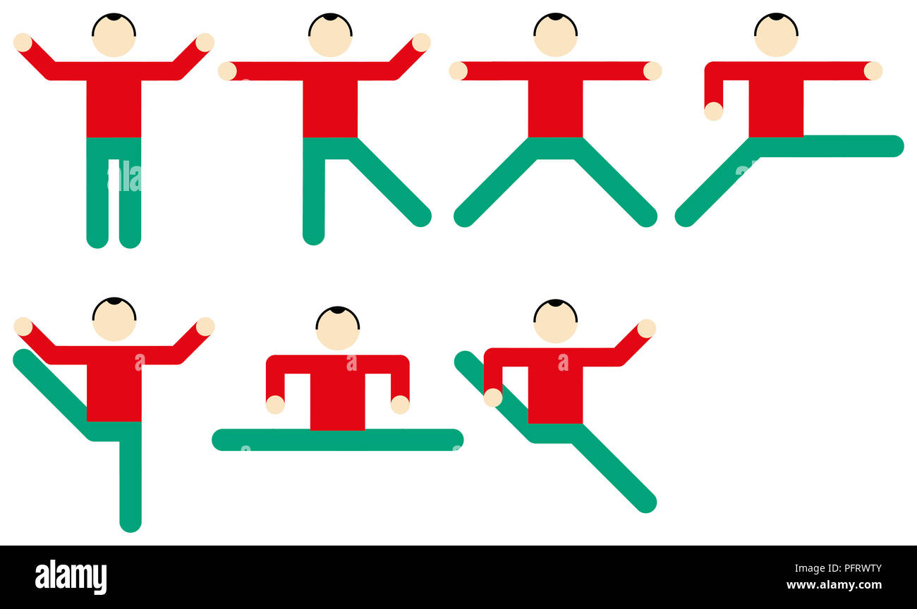 Red white acrobat hi-res stock photography and images - Alamy