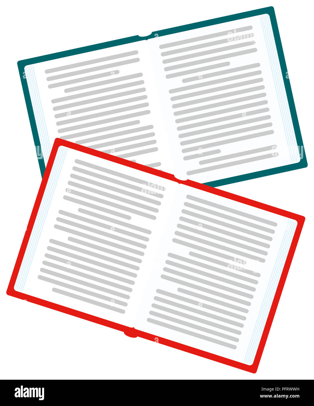 Plain pages hi-res stock photography and images - Alamy