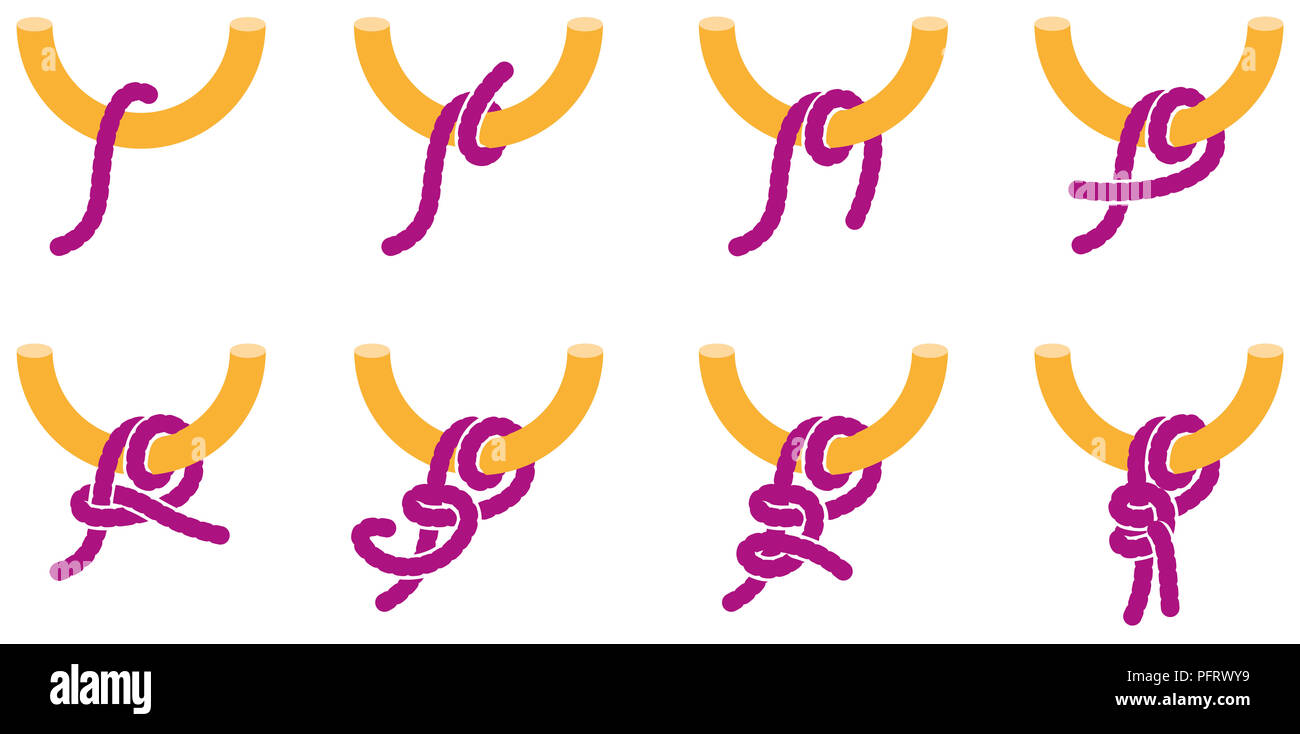 Knots illustration hi-res stock photography and images - Alamy