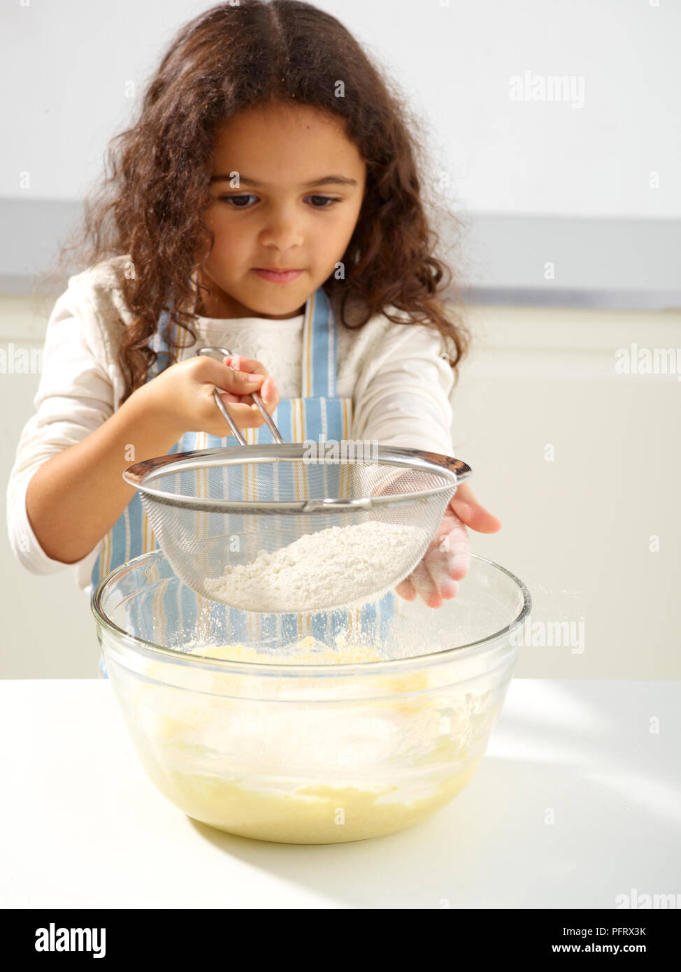 Baking step by step child cake hi-res stock photography and images - Alamy
