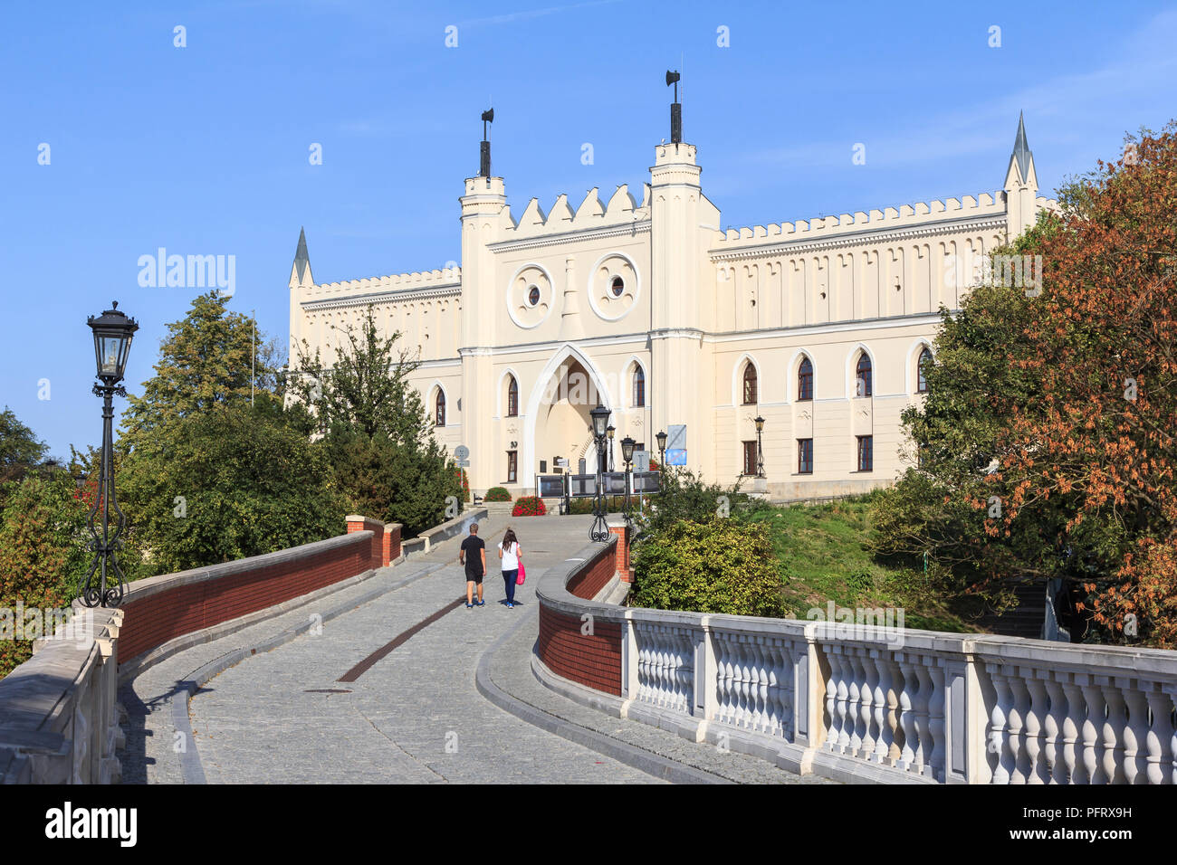 Royal Castle in Lublin, Poland. Initially in Renaissance style, but in ...