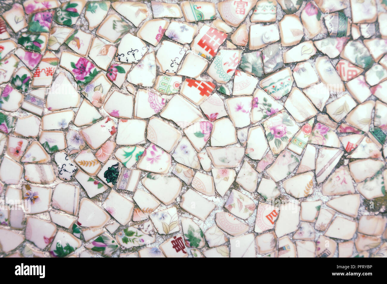 Broken tile mosaics hi-res stock photography and images - Alamy
