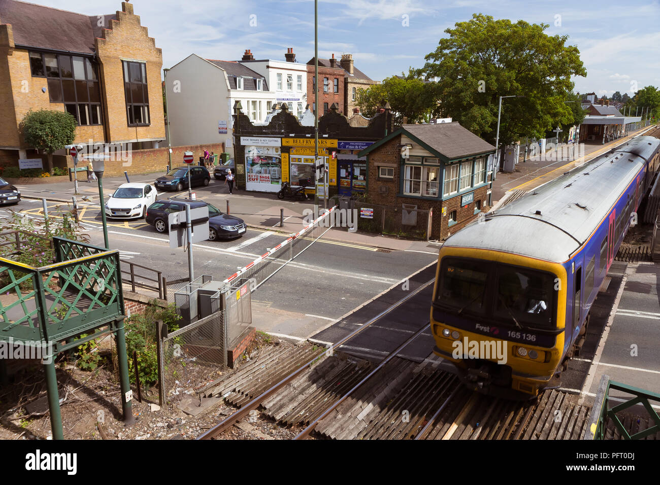 Busy commuter train hit hi-res stock photography and images - Alamy